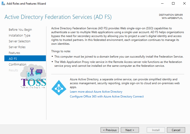 Adfs Active Directory Federation Services Powershell Toss