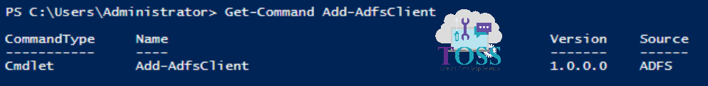 Add-AdfsClient ADFS PowerShell Cmdlet Script- TOSS