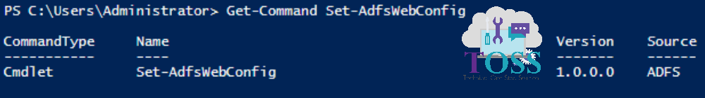 Set-AdfsWebConfig ADFS PowerShell Cmdlet - TOSS
