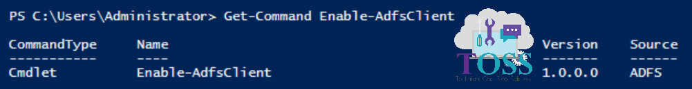 Enable Adfsclient Adfs Powershell Cmdlet Toss