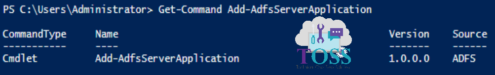 Add Adfsserverapplication Adfs Powershell Toss 4390