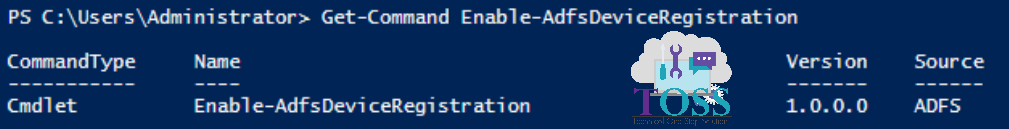 Enable-AdfsDeviceRegistration ADFS PowerShell - TOSS