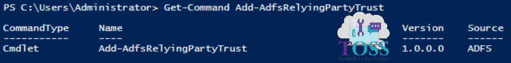 Add Adfsrelyingpartytrust Adfs Powershell Toss