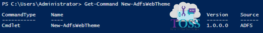 New-AdfsWebTheme ADFS PowerShell Cmdlet - TOSS
