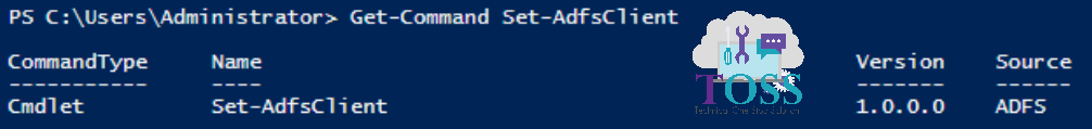 Set Adfsclient Adfs Powershell Cmdlet Script Toss 2070