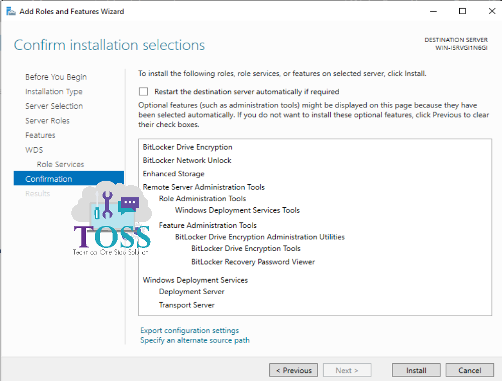 BitLocker PowerShell Module Installtion Cmdlet - TOSS