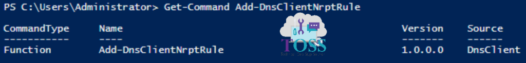 Add-DnsClientNrptRule PowerShell Cmdlets - TOSS