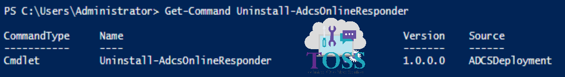 Uninstall Adcsonlineresponder Toss Powershell Script