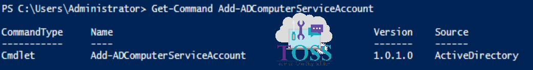 Add Adcomputerserviceaccount Powershell Cmdlet Toss