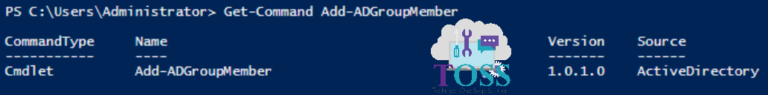 Add Adgroupmember Powershell Script Cmdlet Toss