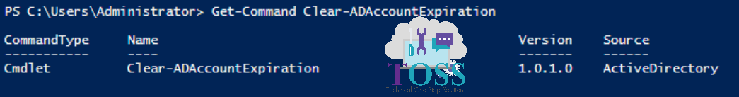 Clear-ADAccountExpiration PowerShell script - TOSS