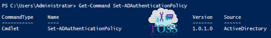 Set-ADAuthenticationPolicy PowerShell Script- TOSS