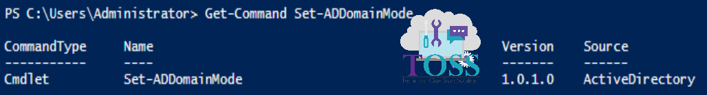 Set Addomainmode Powershell Cmdlet Script Toss