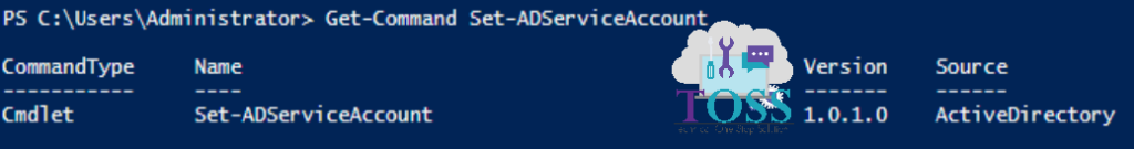 Set-ADServiceAccount PowerShell Cmdlet - TOSS