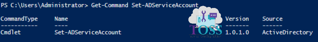 Set-ADServiceAccount PowerShell Cmdlet - TOSS