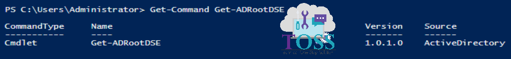 Get Adrootdse Powershell Script Cmdlet Toss 6268