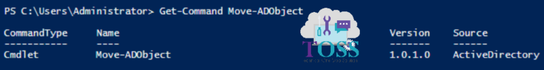 Move Adobject Powershell Script Command Toss