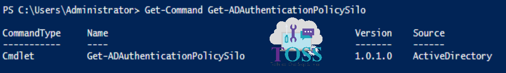 Get-ADAuthenticationPolicySilo PowerShell - TOSS