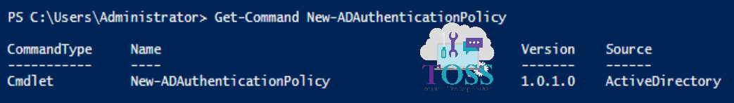 New-ADAuthenticationPolicy PowerShell Script- TOSS