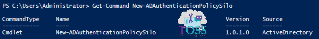 New-ADAuthenticationPolicySilo PowerShell- TOSS