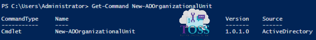New-ADOrganizationalUnit PowerShell Script- TOSS