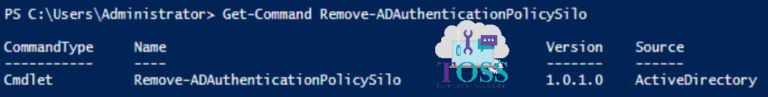 Remove-ADAuthenticationPolicySilo PowerShell - TOSS