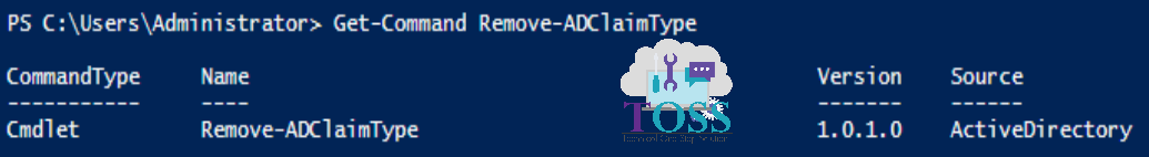 Remove-ADClaimType PowerShell Script Command - TOSS
