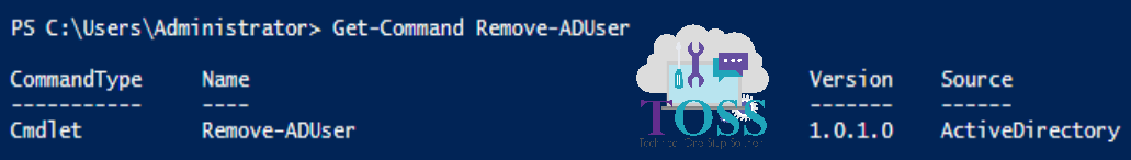 Remove Aduser Powershell Cmdlet Command Toss 
