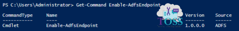 Enable Adfsendpoint Adfs Powershell Cmdlet Toss