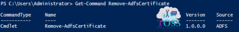 Remove-AdfsCertificate ADFS PowerShell - TOSS