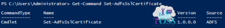 Set Adfssslcertificate Adfs Powershell Cmdlet Toss