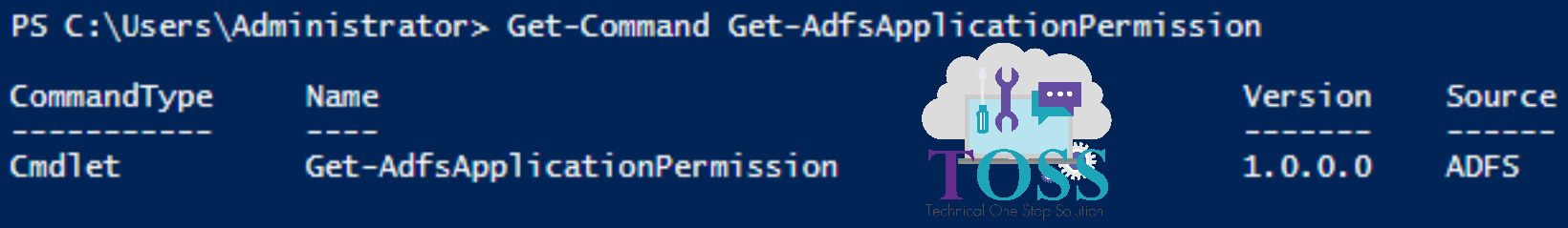 Get Adfsapplicationpermission Adfs Powershell Toss 1495