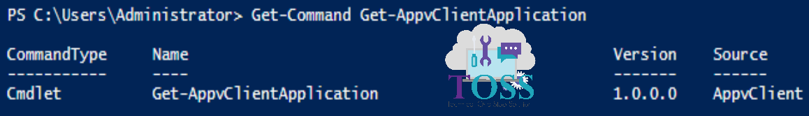 Get Appvclientapplication Powershell Cmdlet Toss