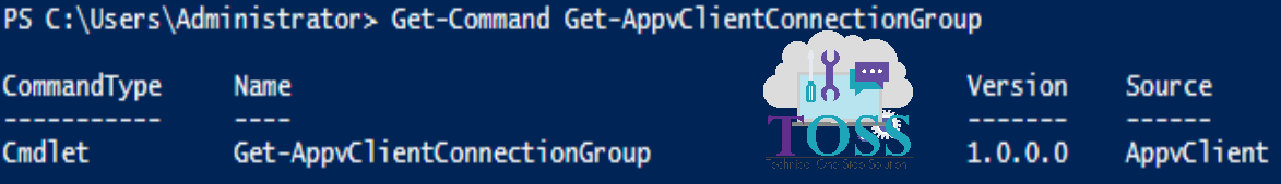 Get Appvclientconnectiongroup Powershell Toss