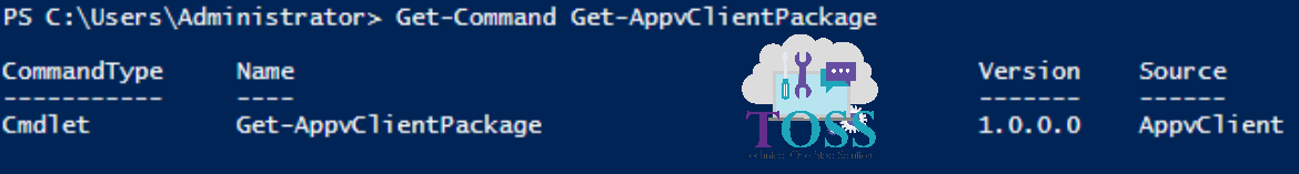 Get Appvclientpackage Powershell Cmdlet Toss