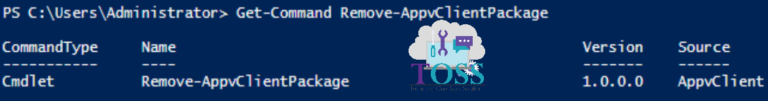 Remove-AppvClientPackage PowerShell Cmdlet - TOSS