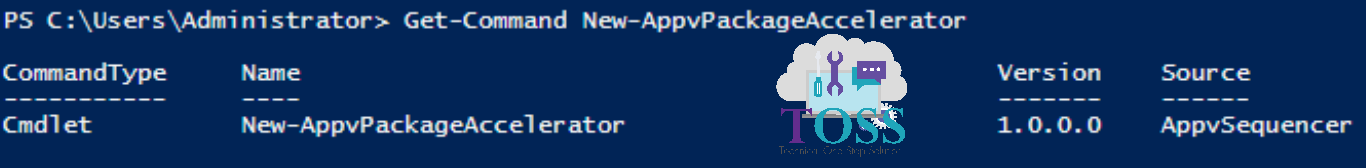 New-AppvPackageAccelerator PowerShell - TOSS