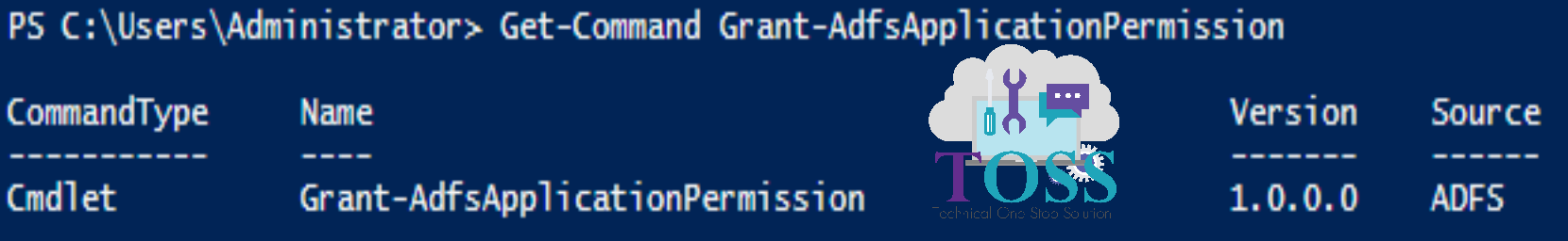 Grant Adfsapplicationpermission Adfs Powershell Toss 4877