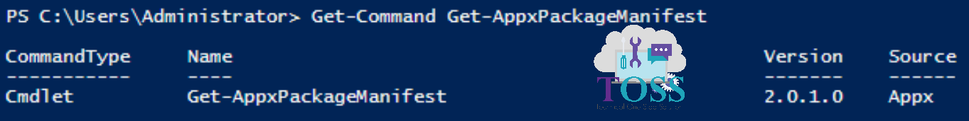 Get Appxpackagemanifest Powershell Cmdlet Toss 6275