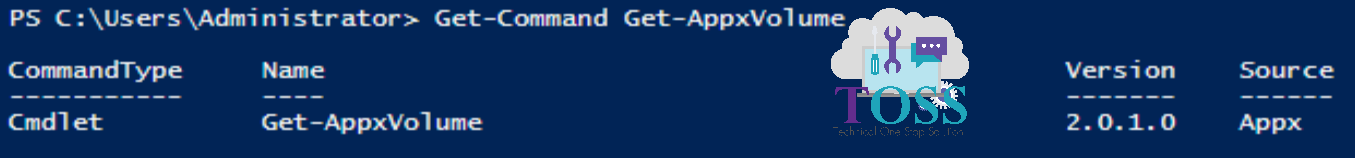 Get Appxvolume Powershell Cmdlet Script Toss 7125