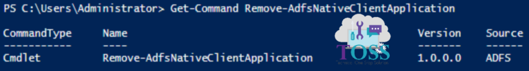 Remove-AdfsNativeClientApplication ADFS - TOSS