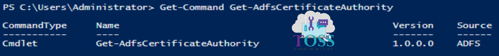 Get Adfscertificateauthority Adfs Powershell Toss