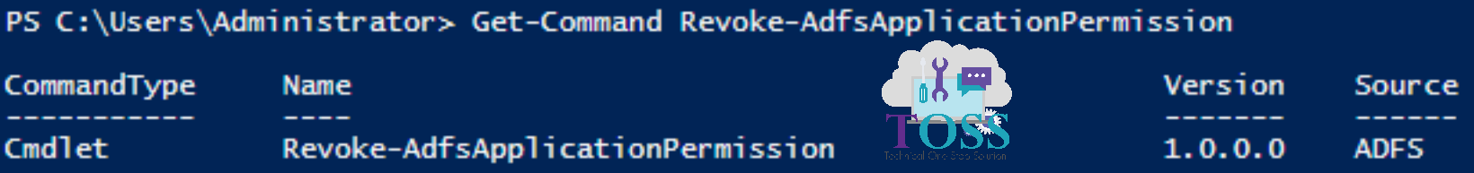 Revoke-AdfsApplicationPermission ADFS PowerShell- TOSS