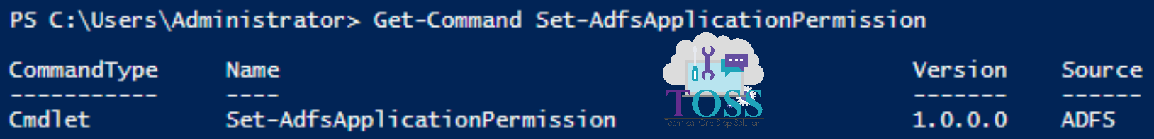 Set Adfsapplicationpermission Adfs Powershell Toss 8796