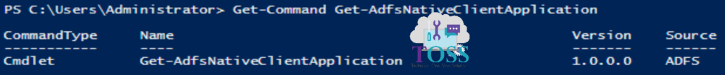 Get Adfsnativeclientapplication Adfs Powershell Toss 6298