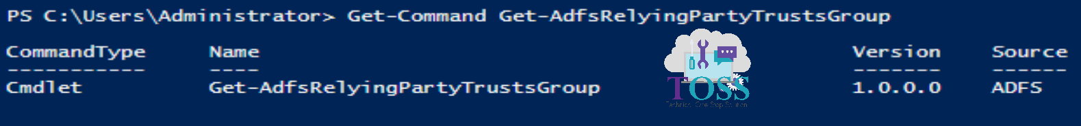 Get Adfsrelyingpartytrustsgroup Adfs Powershell Toss 