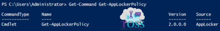 Get-AppLockerPolicy PowerShell Cmdlet Script - TOSS