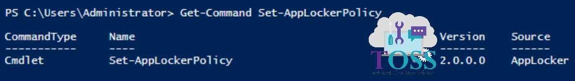 Set Applockerpolicy Powershell Cmdlet Script Toss 6533