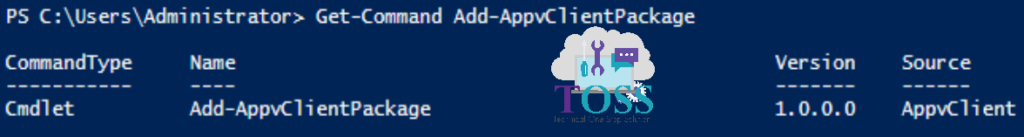 Add Appvclientpackage Powershell Appvclient Toss 3020