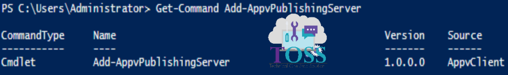 Add-AppvPublishingServer PowerShell Client- TOSS